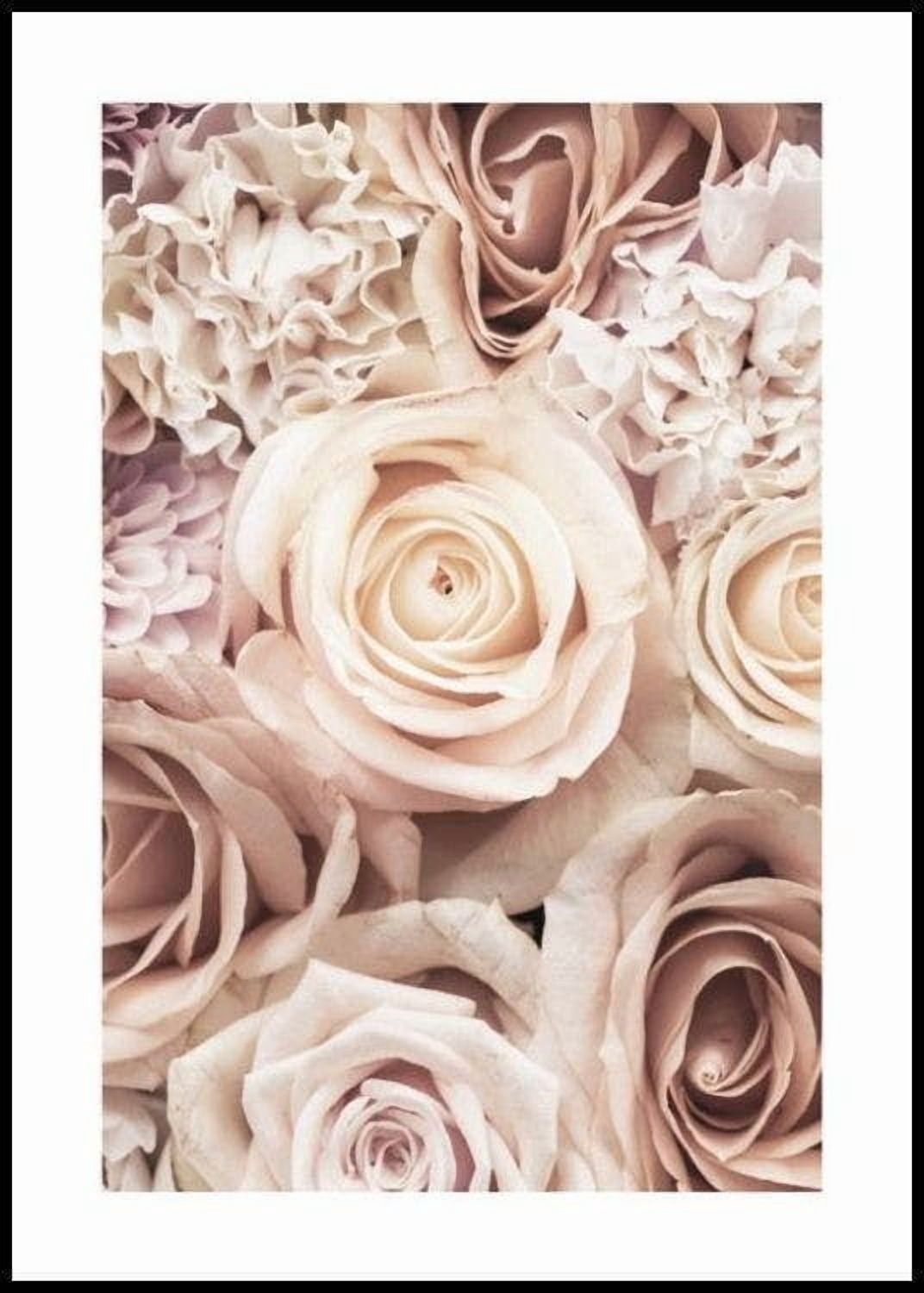 Blooming Pink No2 Poster Wall Art Modern Wall Decor For Living Room ...