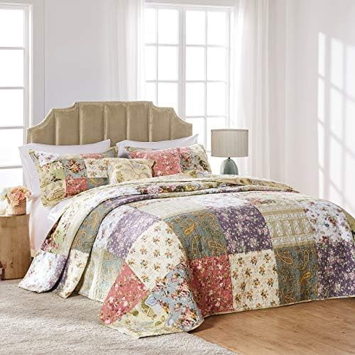 Blooming Prairie Bedspread Set, King, Multi - Walmart.com