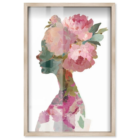 Blooming Soul I Shadowbox Print Floral Pink Wall Art by Art Remedy ...