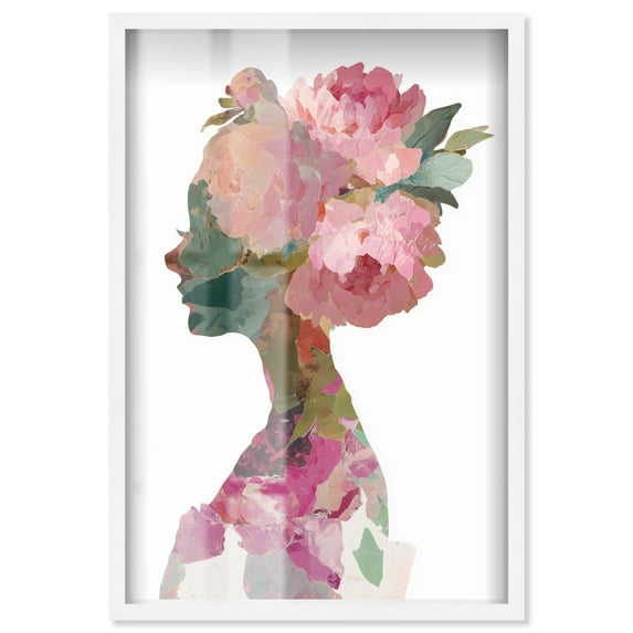Blooming Soul I Shadowbox Print Floral Pink Wall Art by Art Remedy ...