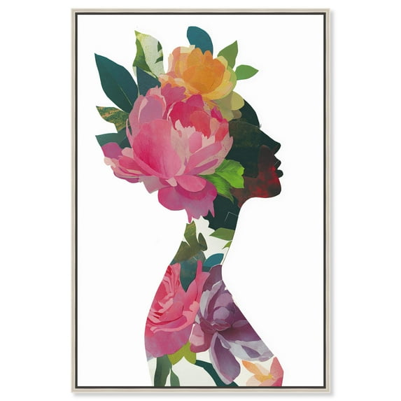Blooming Soul II Canvas Print Floral Pink Wall Art by Art Remedy ...