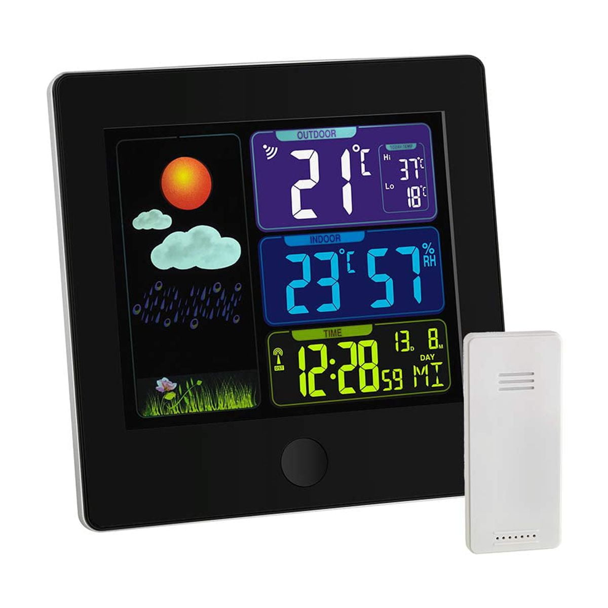 Blooming Weather 35.1133.01 Sun Colour Wireless Weather Station with ...