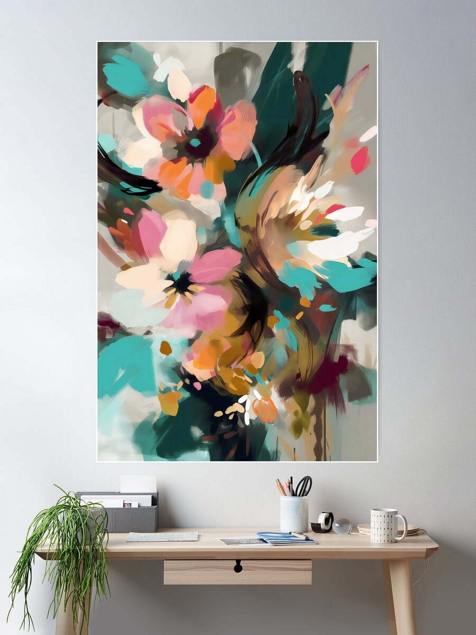 Blooming With Life Poster Wall Art Modern Wall Decor Wall Art Home ...