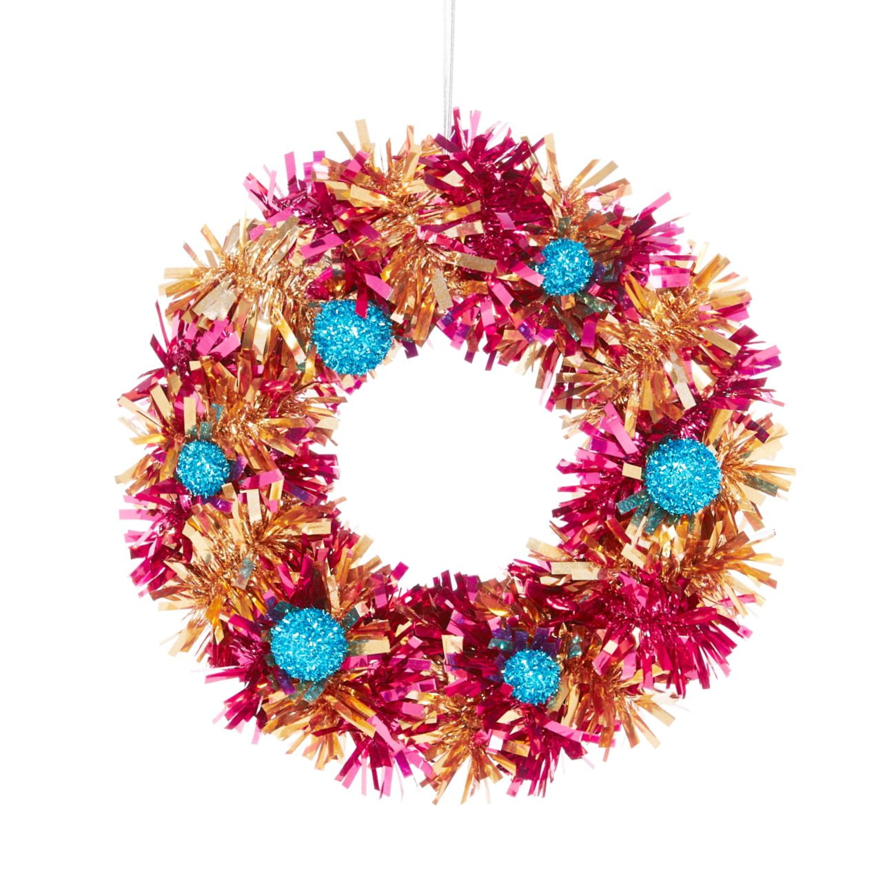 Bloomingdale’s Contemporary Plastic Wreath Decor - Walmart.com