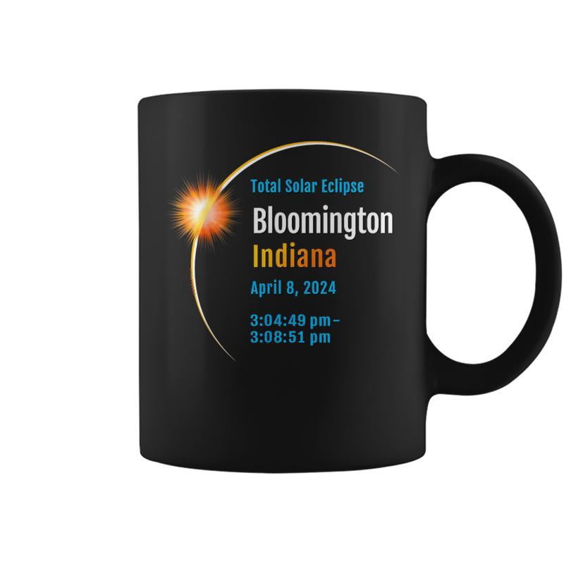 Bloomington Indiana In Total Solar Eclipse 2024 1 Coffee Mugs - Walmart.com