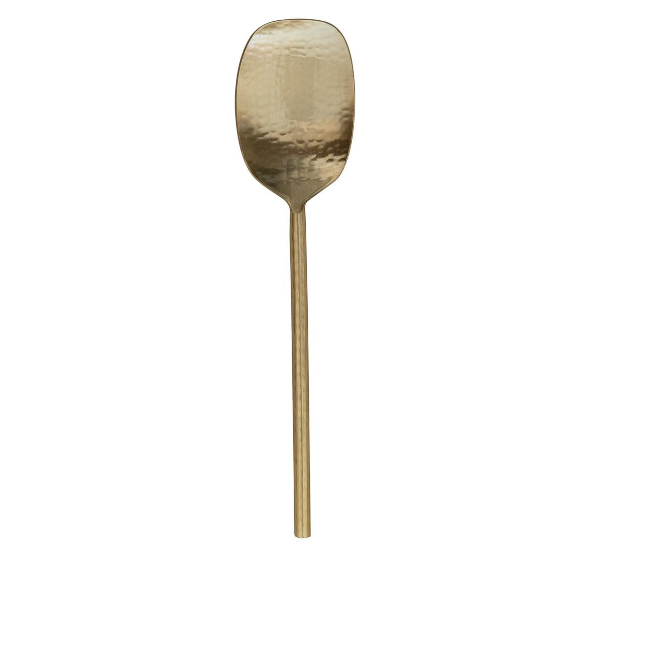 Bloomingville Hammered Stainless Steel Serving Spoon, Gold - Walmart.com