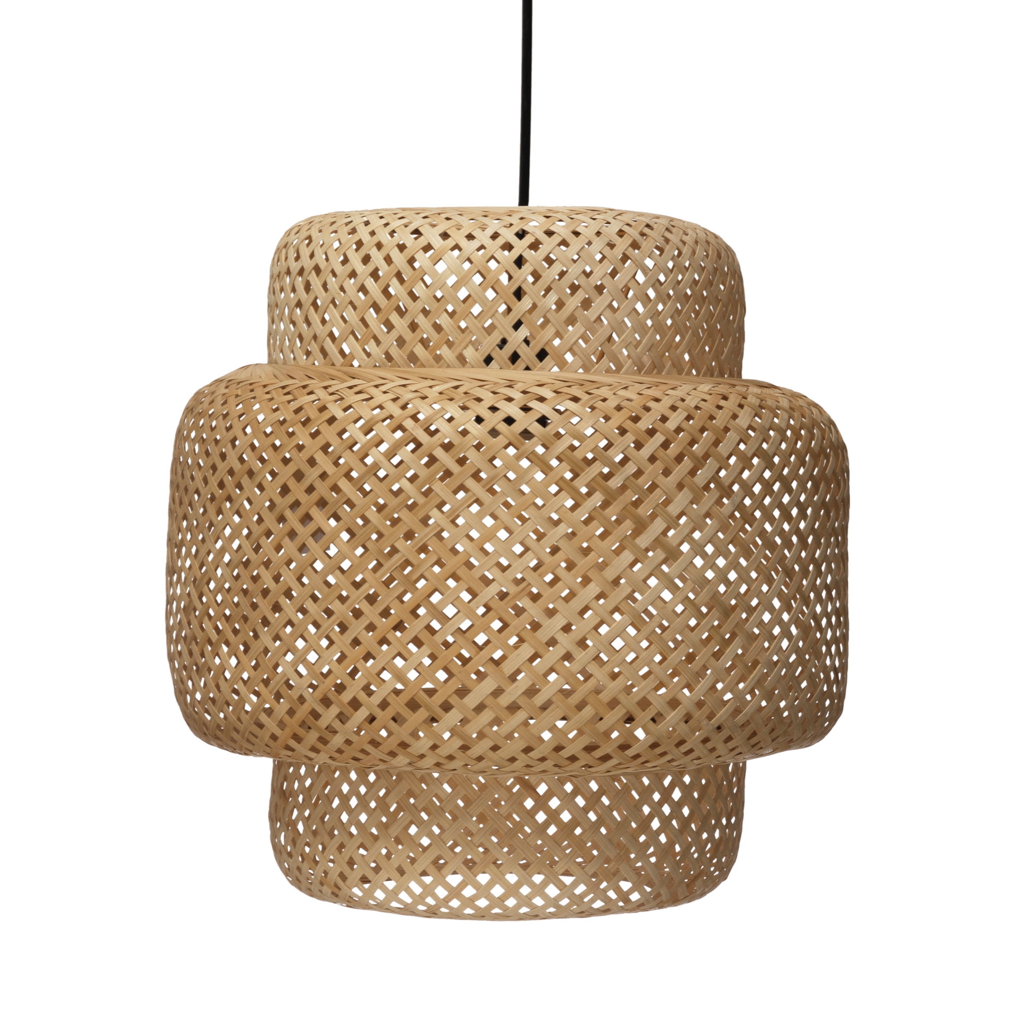 Bloomingville Handwoven Bamboo Ceiling Light, Natural - Walmart.com