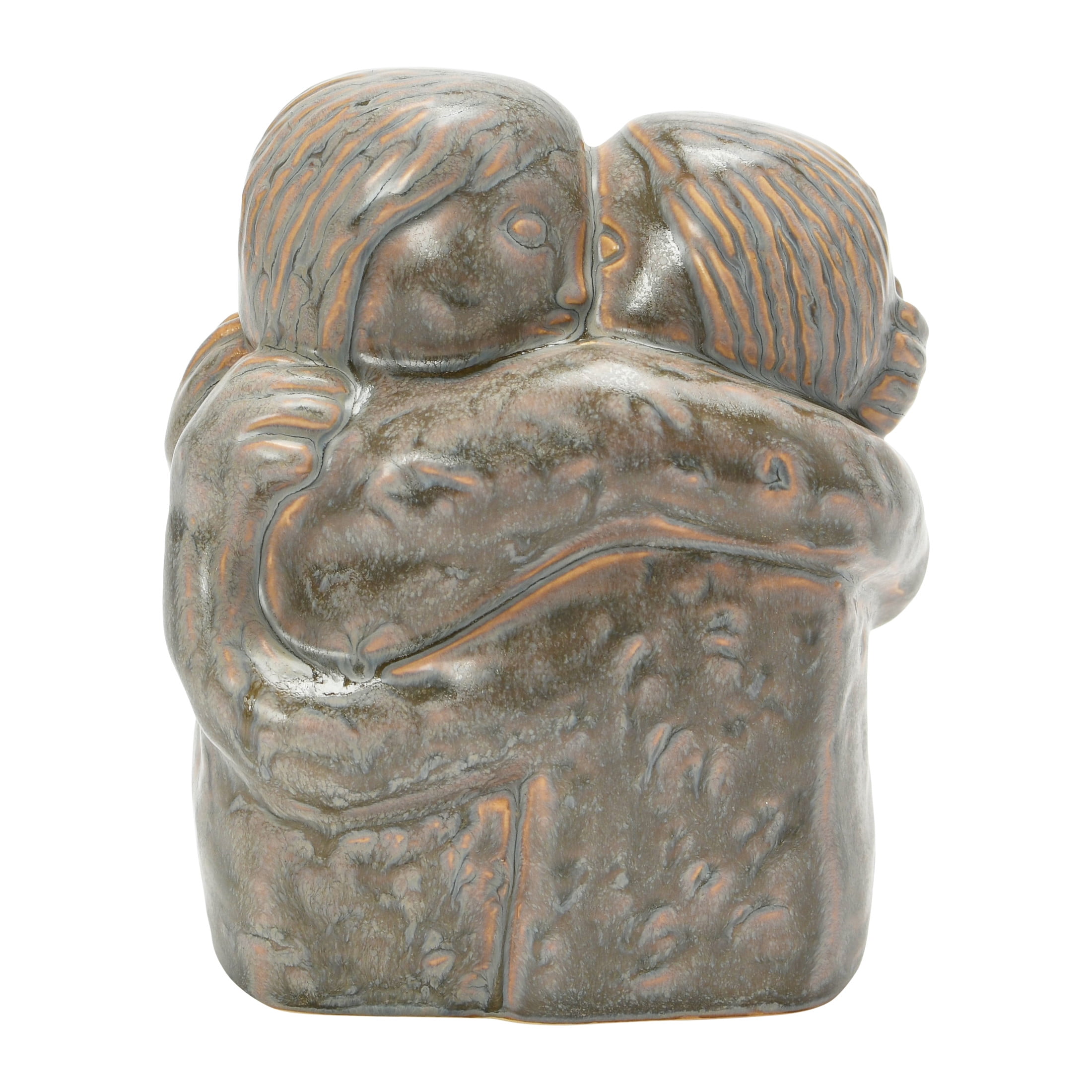 Bloomingville Stoneware Hugging Figures, Reactive Glaze - Walmart.com