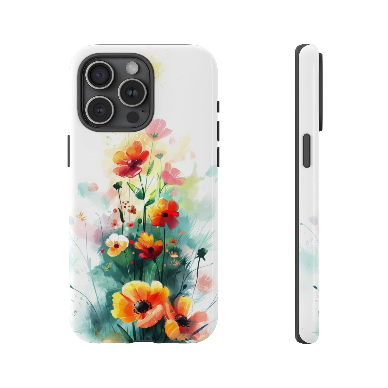 Blooms Orange Petunia Flower Botanical Case for iPhone 17 to 11 Pro Max ...