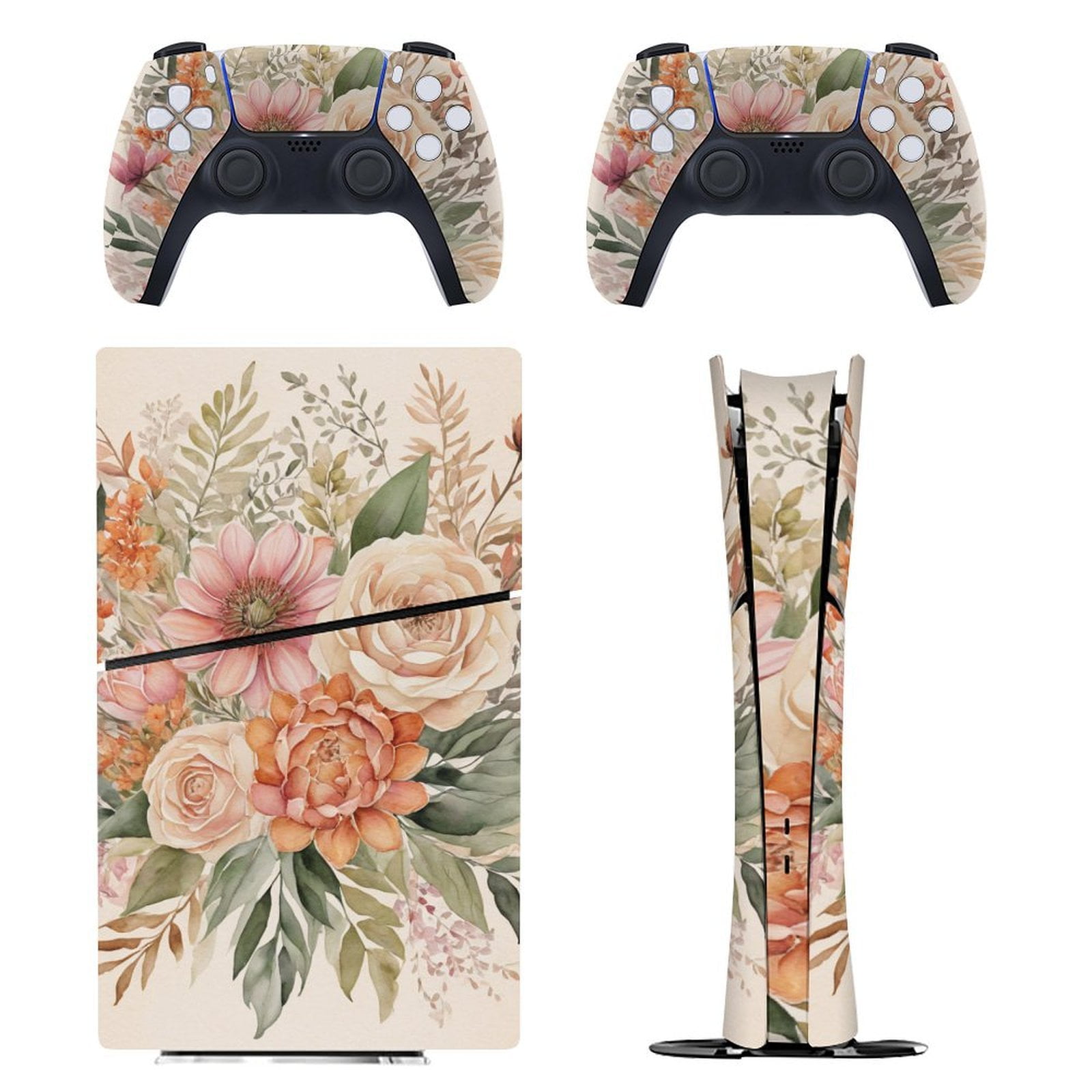 Bloomstorm Explosion Console Skin Bundle for PS5 Pro Slim Disc ...