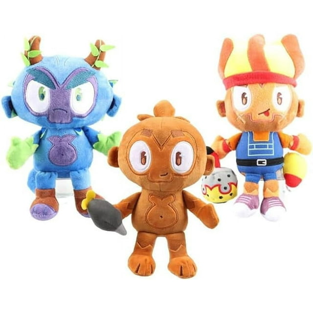 Bloon Td 6 plushies, Bloons Td 6 Cartoon Stuffed Toys, Dart Monkey ...