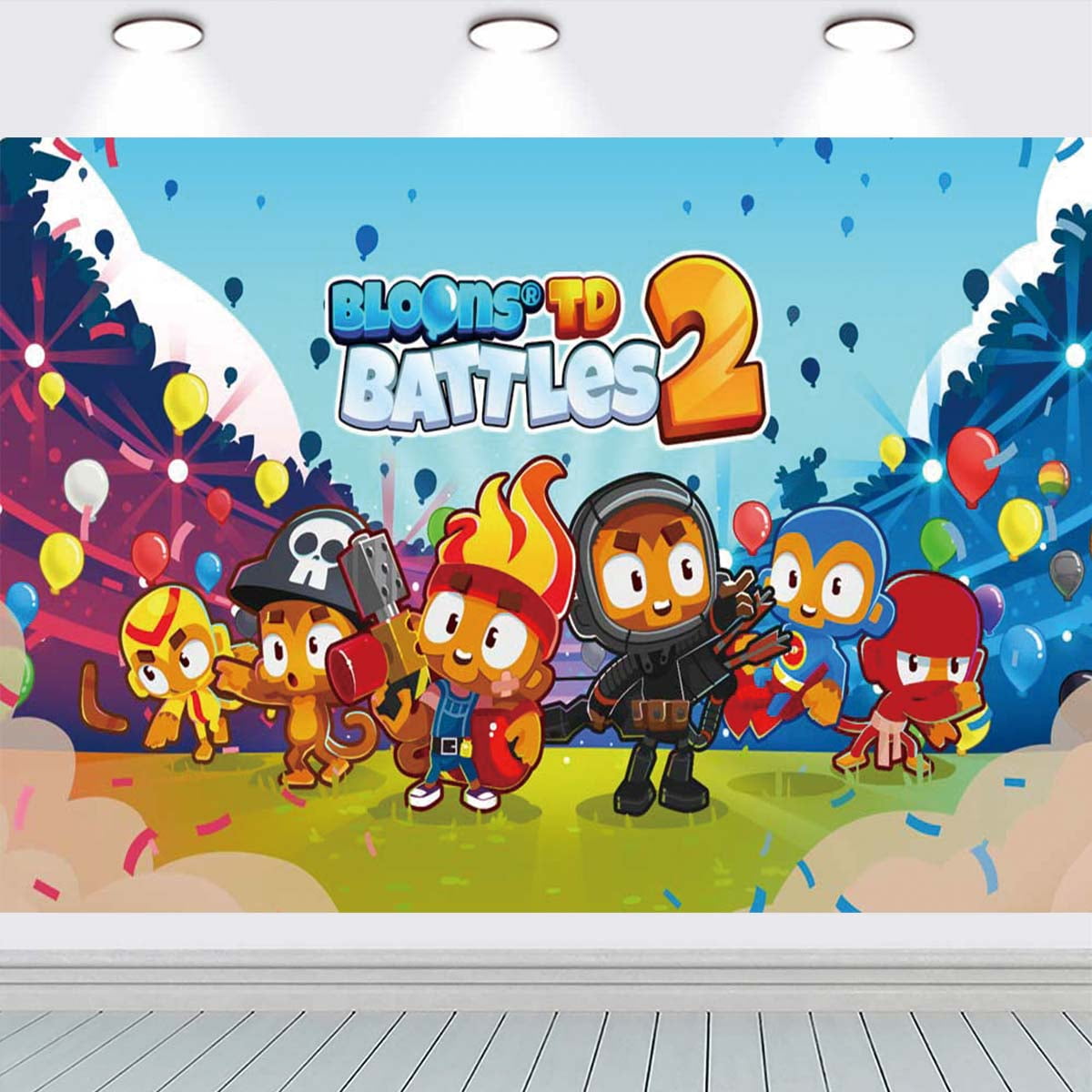 Bloons TD Tower Defense Background school Wall Decor Taspestry Poster ...