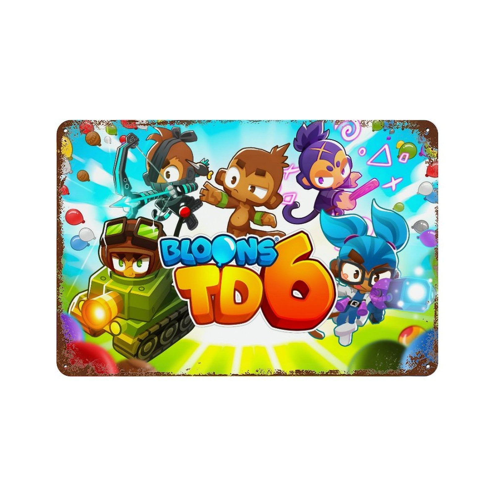 Bloons TD Tower Defense-theme Metal Sign，Personalized Metal Sign Wall ...