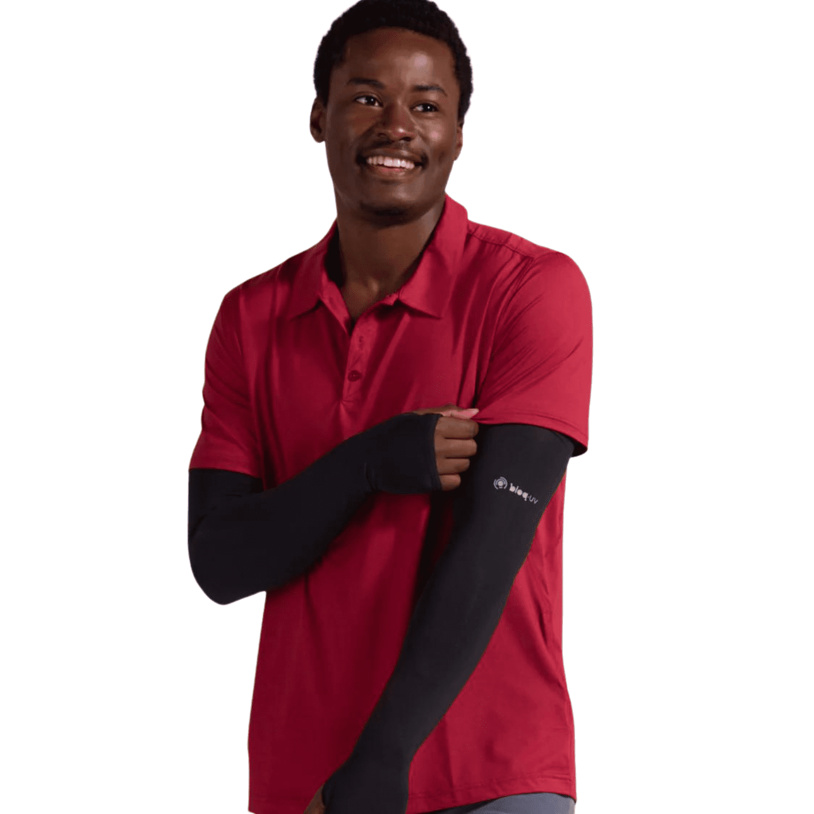 BloqUV UPF 50+ Sun Protection Active Sun Sleeves (Black, X-Small ...