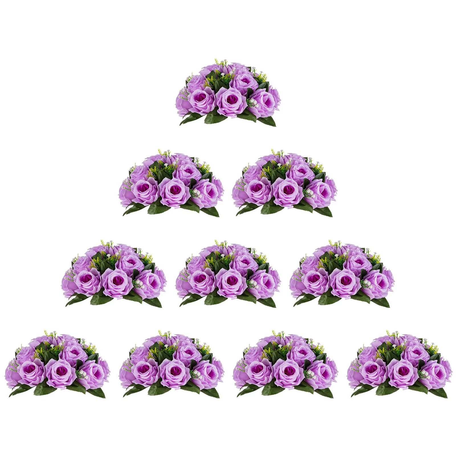 Nearly Natural Lilac Artificial Flower Arrangement, Purple - Walmart.com