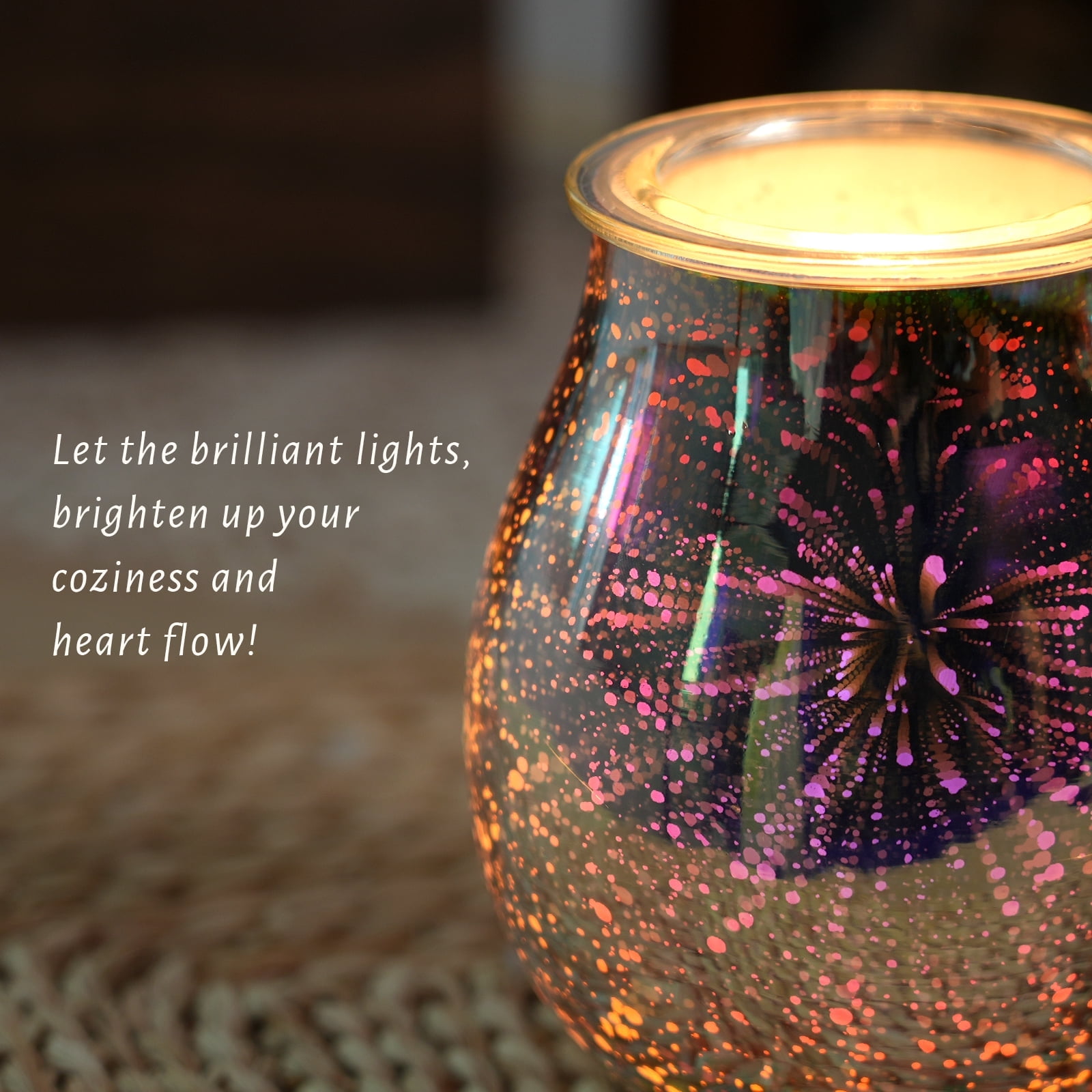 Blosnom 3D Wax Warmer Wax Melter Lamp Unique Decoration Home Office ...