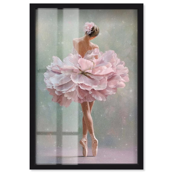 Blossom Ballerina Shadowbox Print Pink Glam Wall Art by Art Remedy ...