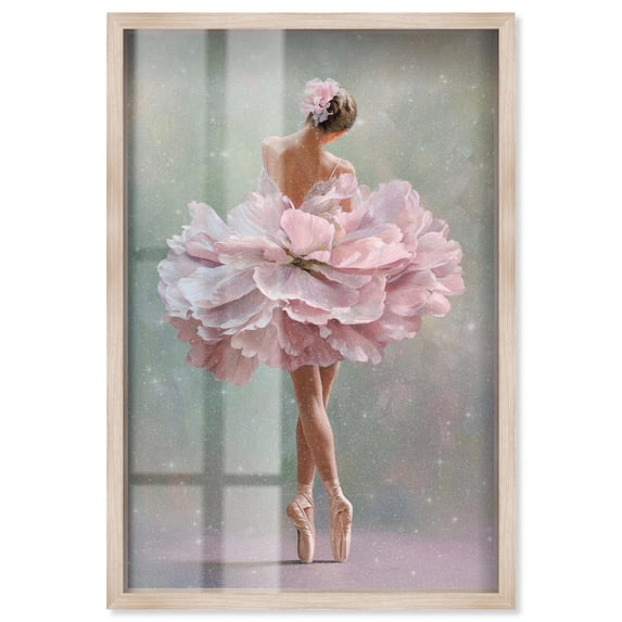 Blossom Ballerina Shadowbox Print Pink Glam Wall Art by Art Remedy ...
