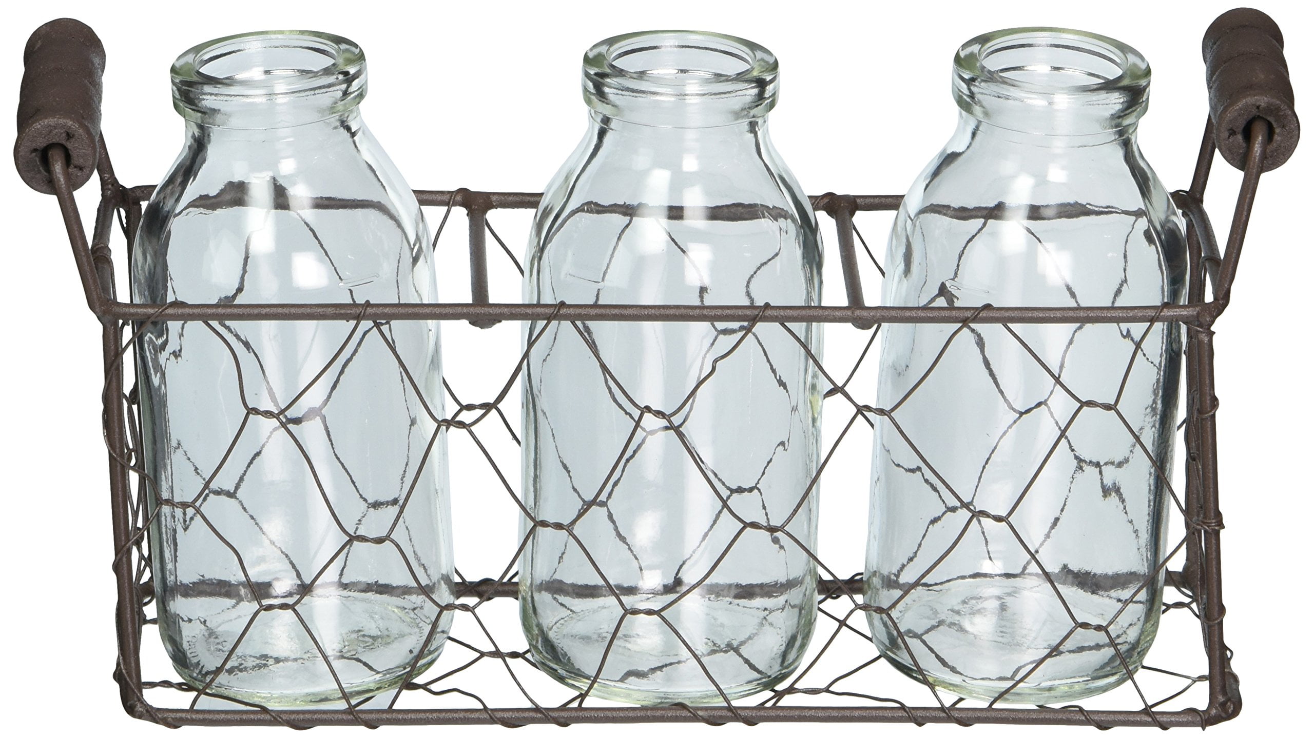 Blossom Bucket 131-36733 Small Rectangle Decorative Metal Basket with ...