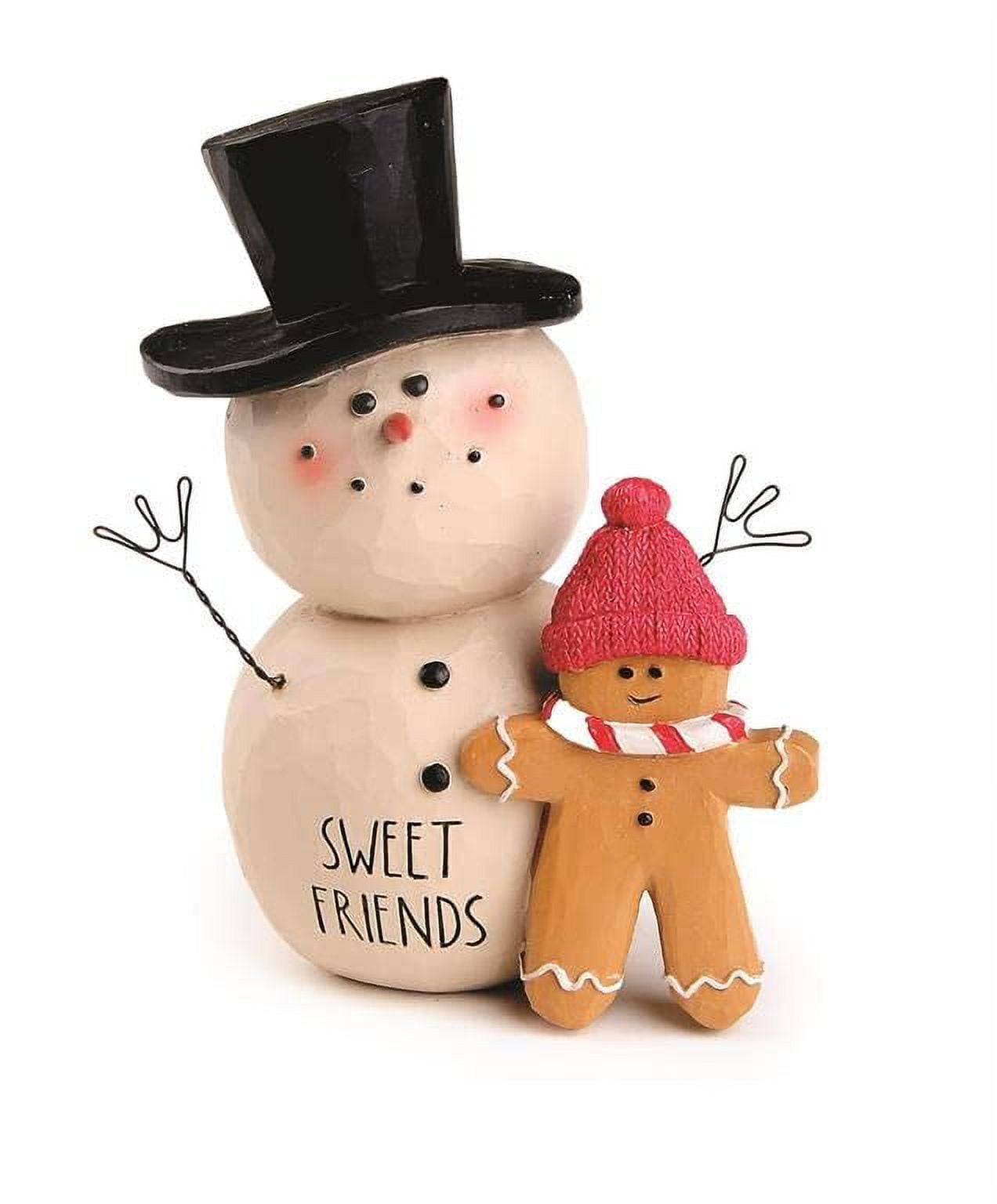 Blossom Bucket 228-13407 Christmas Snowman and Gingerbread Man Friends ...
