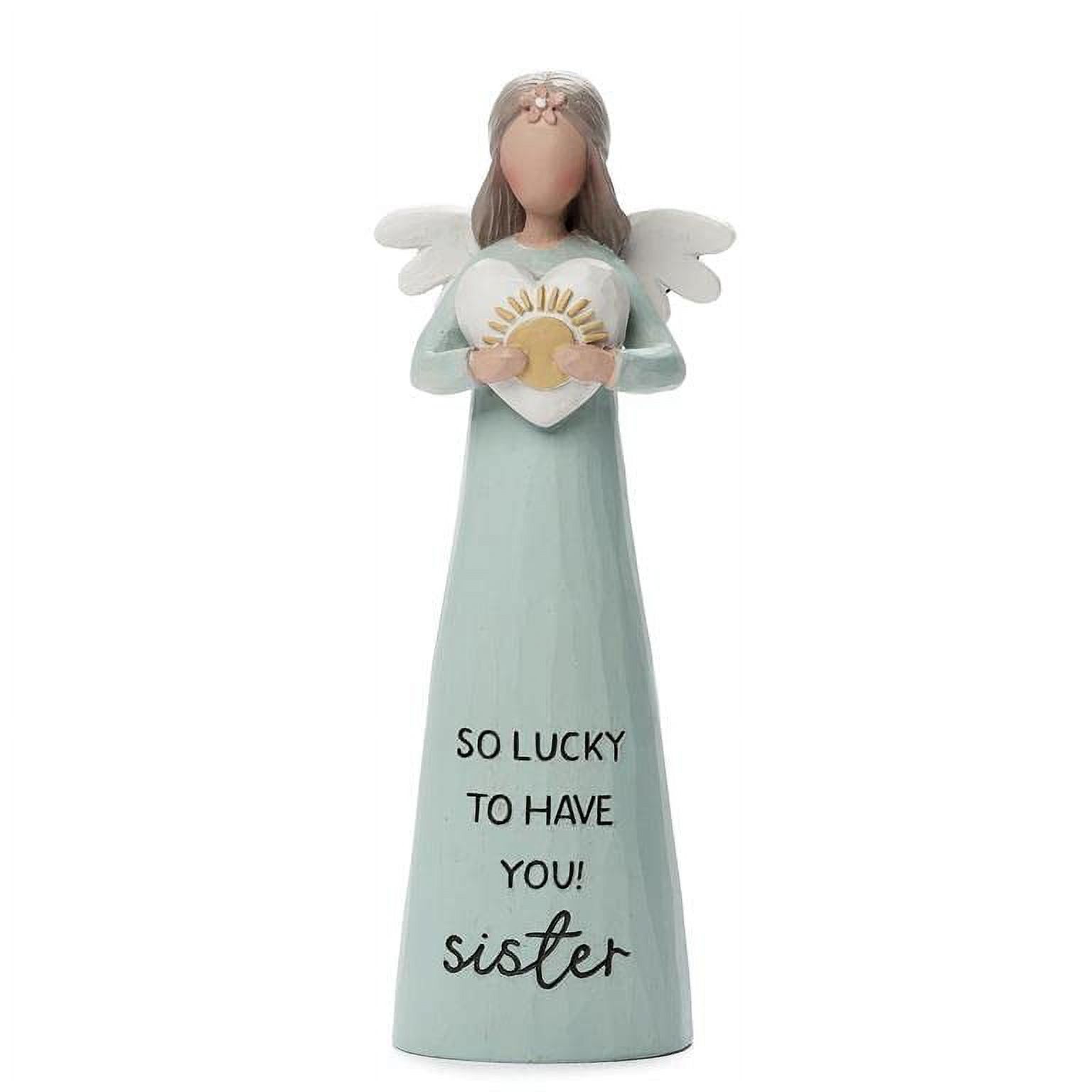 Blossom Bucket Sister Bright Blessings Angel Figurine, 5-inch Height ...