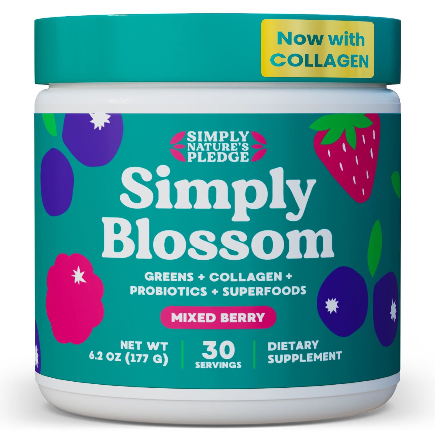 Blossom Greens Powder: Probiotics, Bloating Relief, Superfoods ...