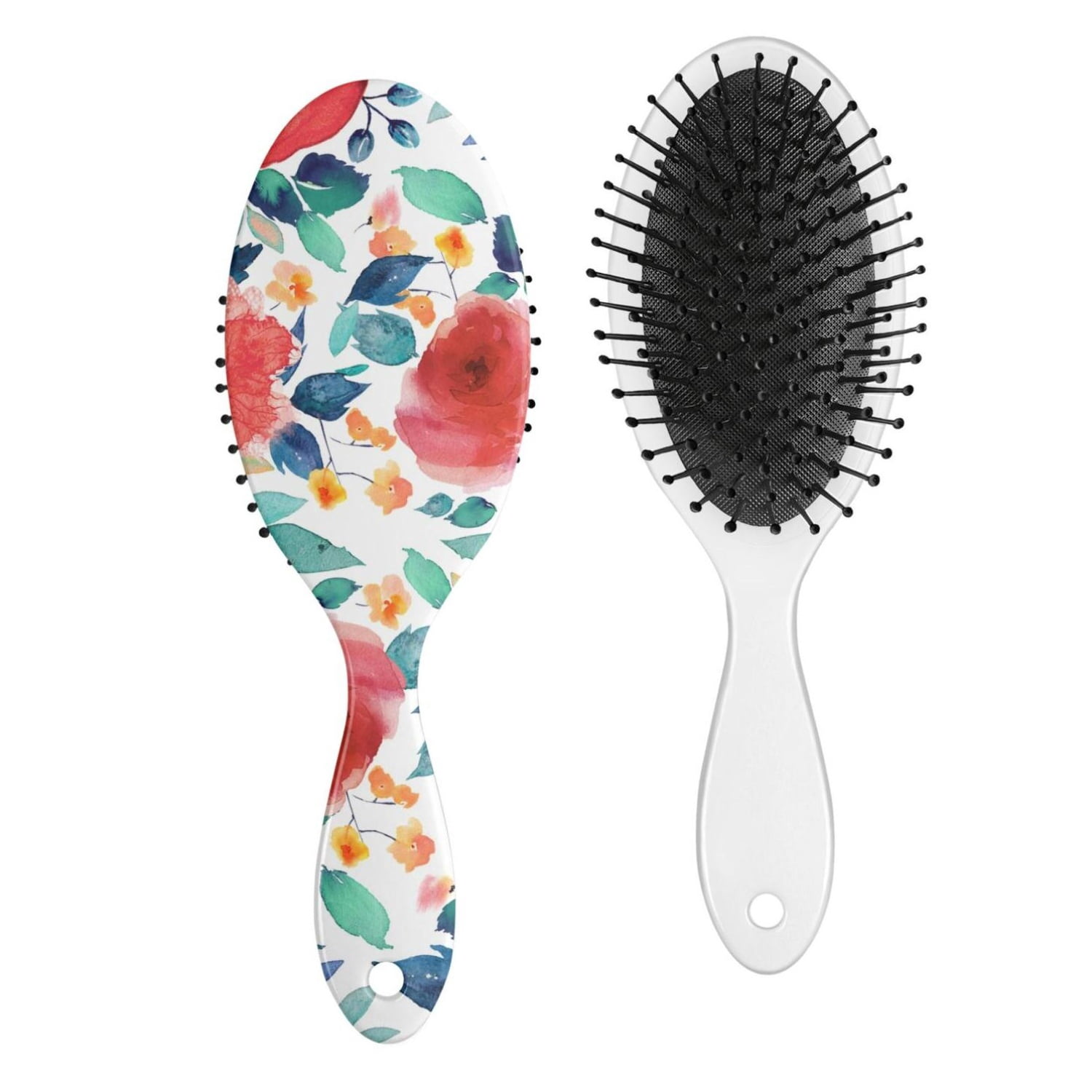 Blossom Nature Hair Brush, Botanical Garden Print Vintage Style ...