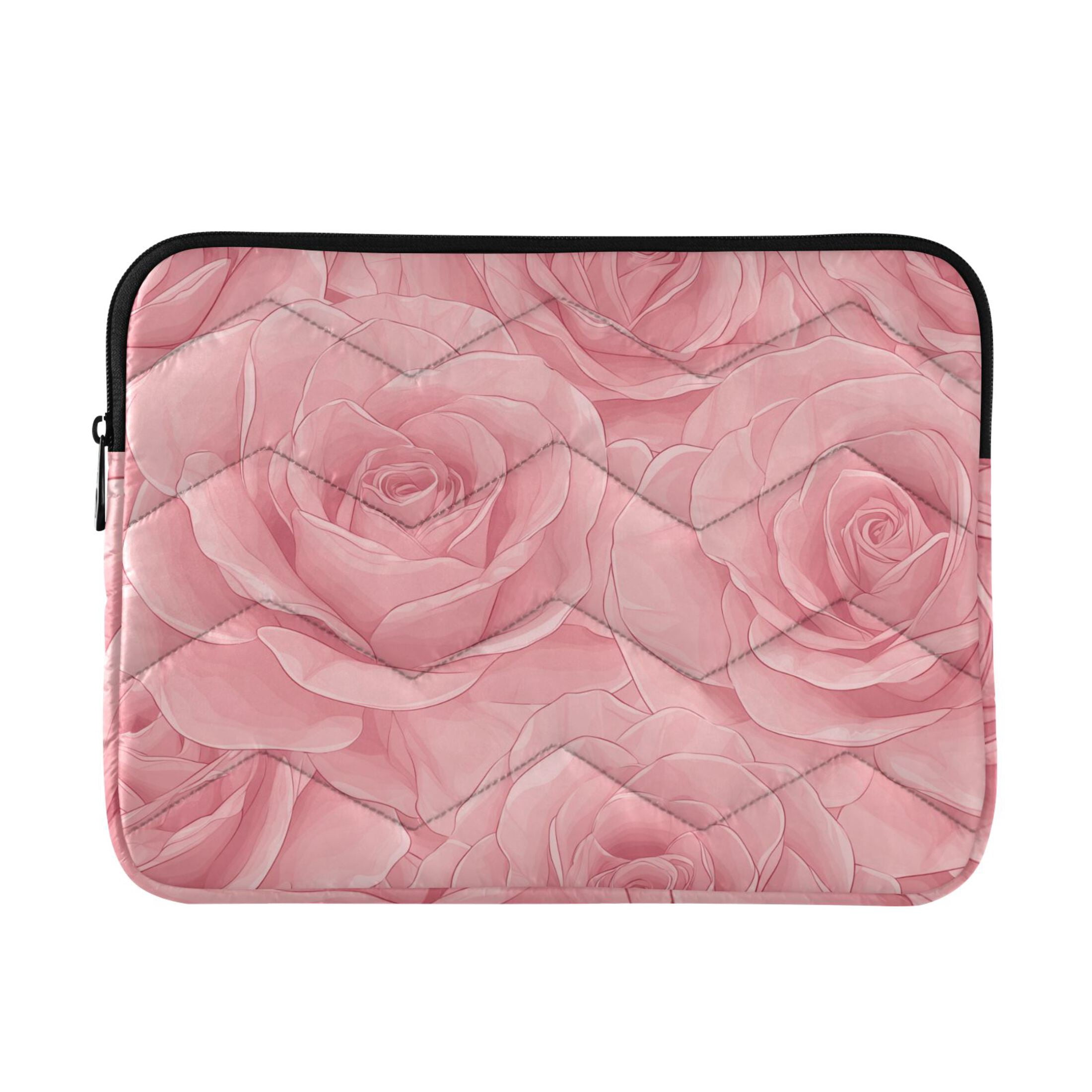 Blossom Roses Valentine Quilted Laptop Protective Cases Computer ...