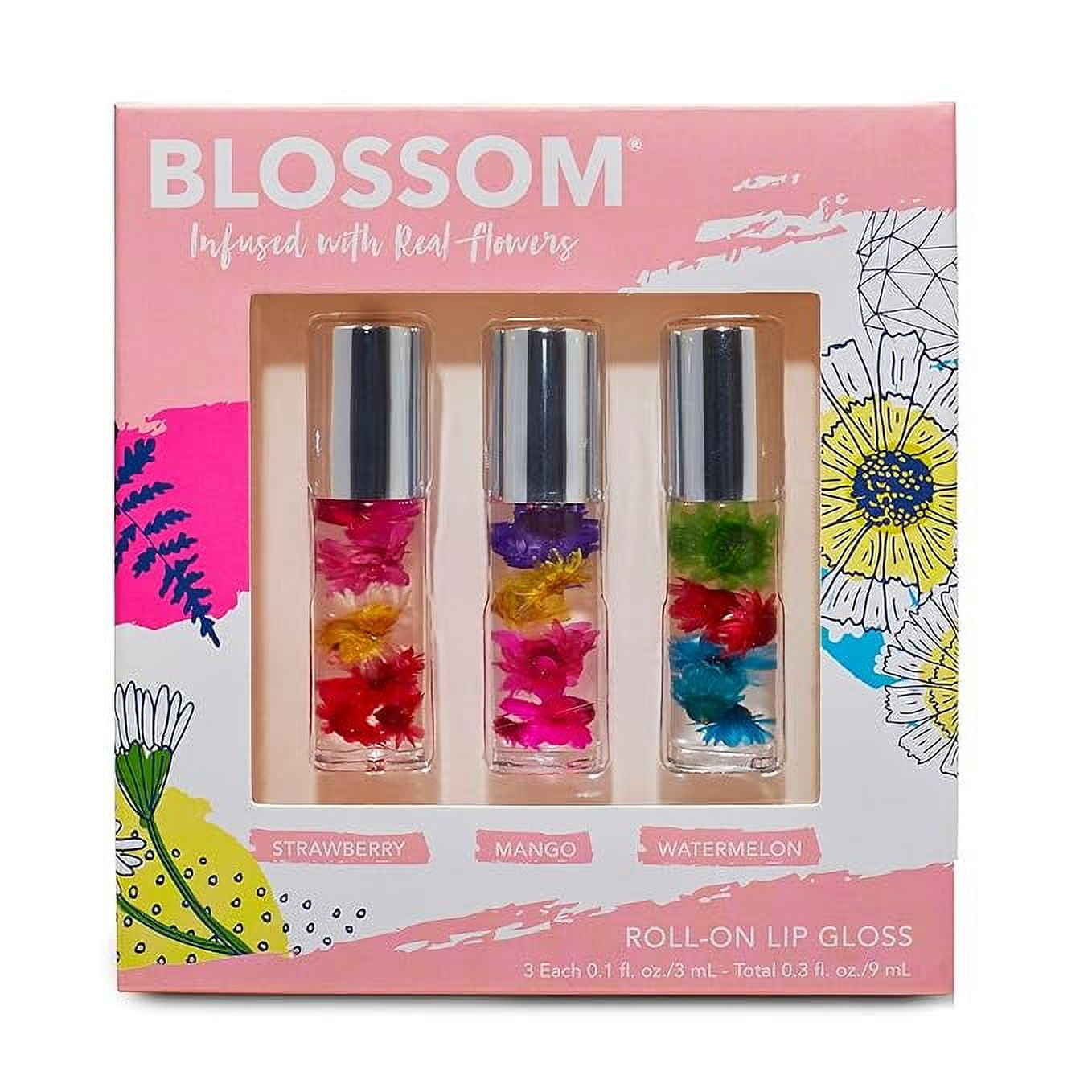 Blossom Scented Roll on Lip Gloss, Infused with Real Flowers, Made ...