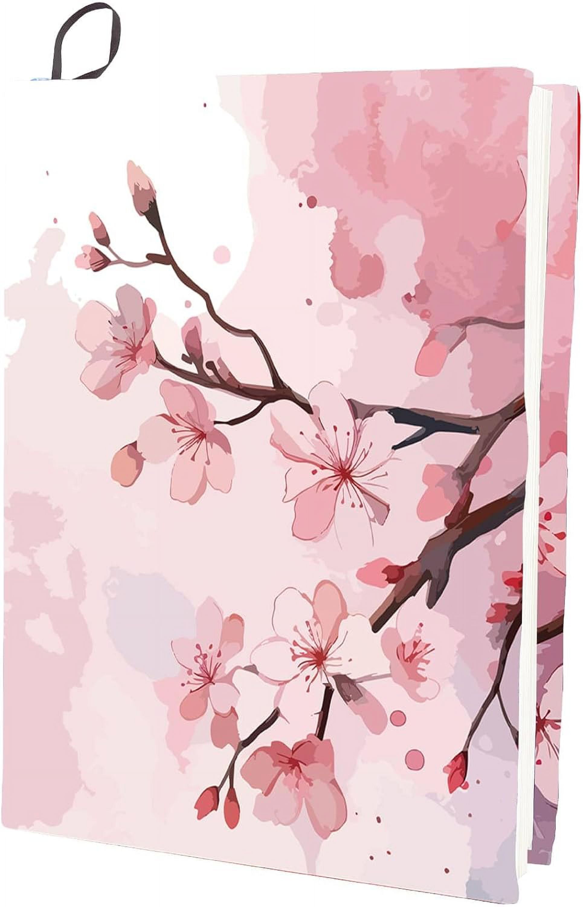Blossom Stretchable Book Cover Cherry Blossom Pink Flower Washable ...