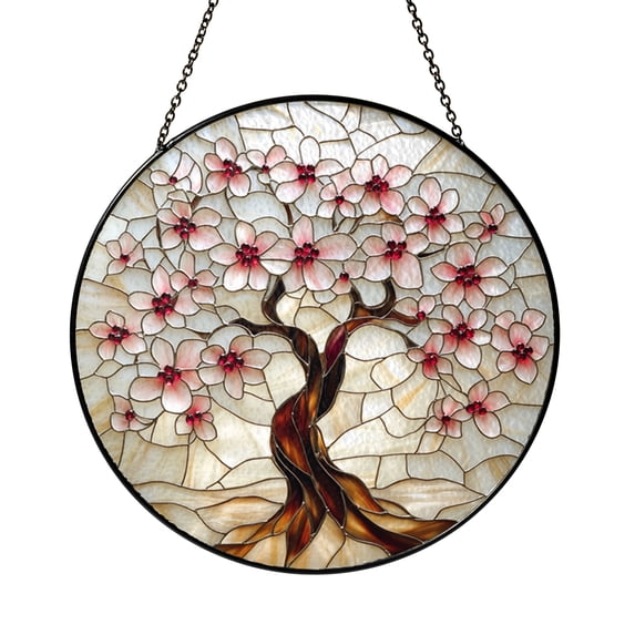Blossom Tree Window Hanging – Stained Glass Style Nature - Walmart.com