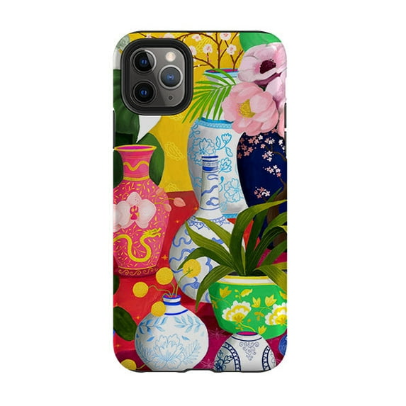 Blossom Vase Floral Still Life Phone Case for iPhone 16 15 14 13 12 11 ...