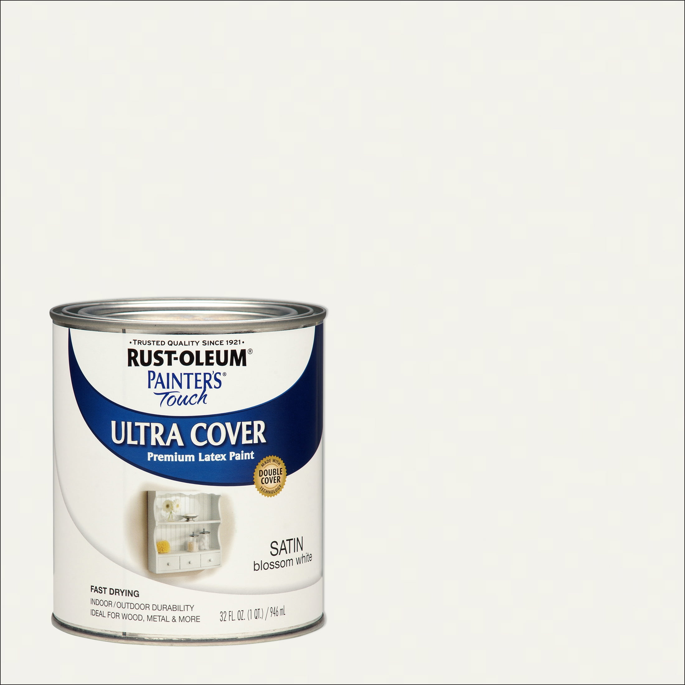Blossom White, Rust-Oleum Painter's Touch Ultra Cover Satin, Quart, 2 ...