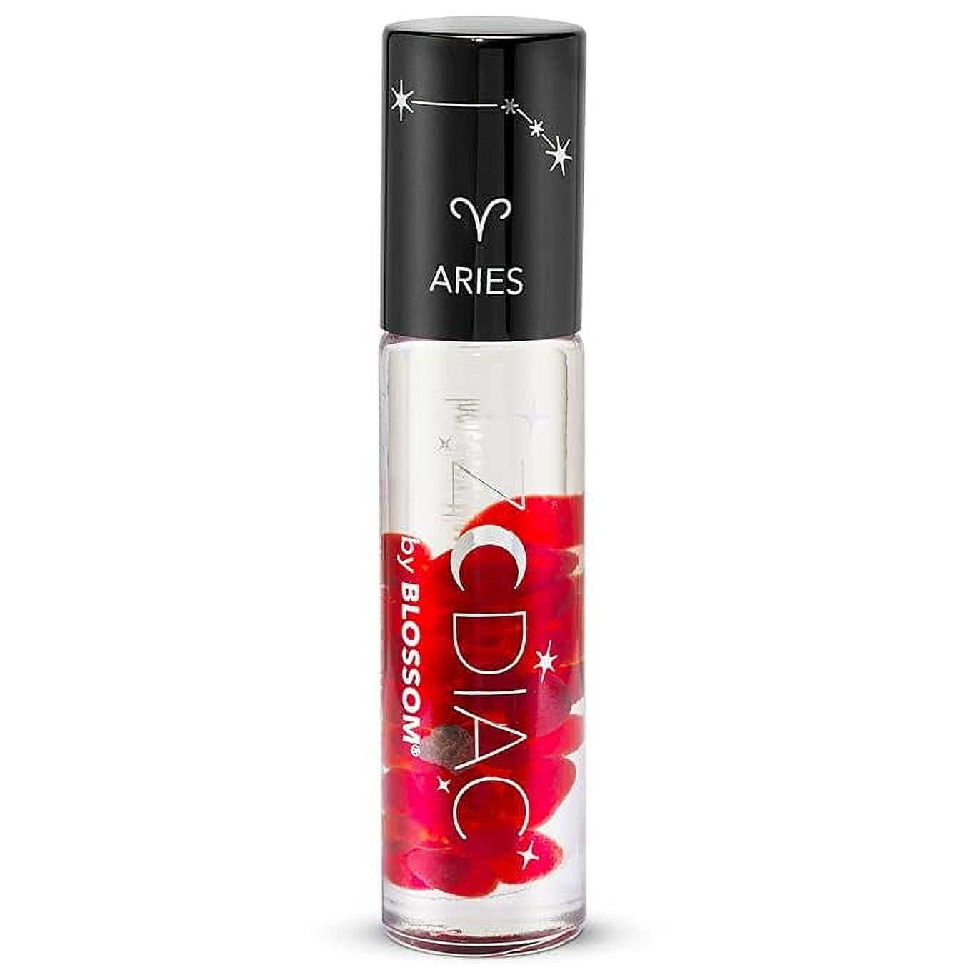 Blossom Zodiac Sign Vanilla Scented Moisturizing Roll-On Lip Gloss with ...