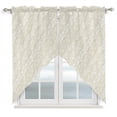 Blossoming Floral Leaf Swag Curtain Valance for Window 2 Panels ...