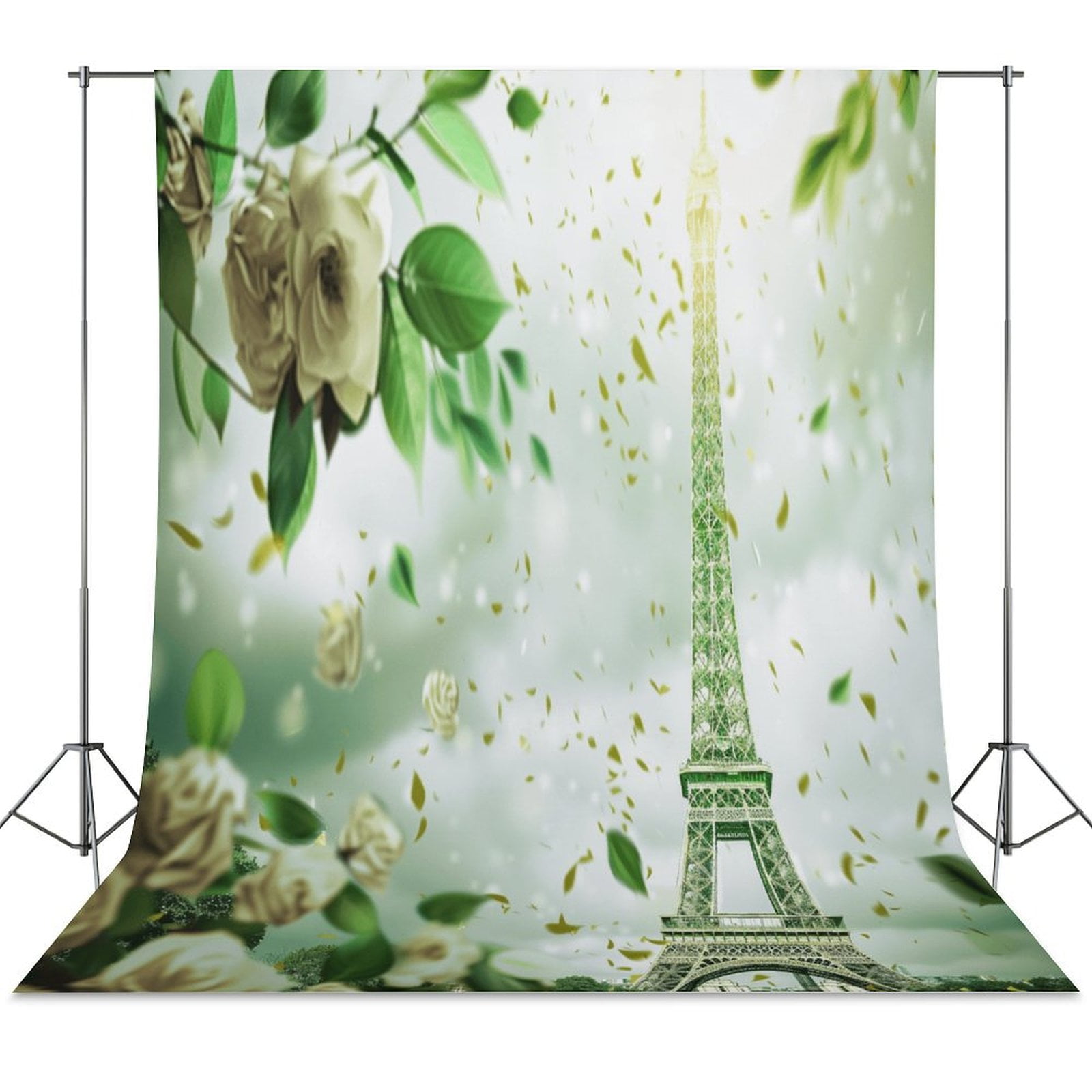 Blossoming Paris Eiffel Tower Backdrop Background for Photography Photo ...