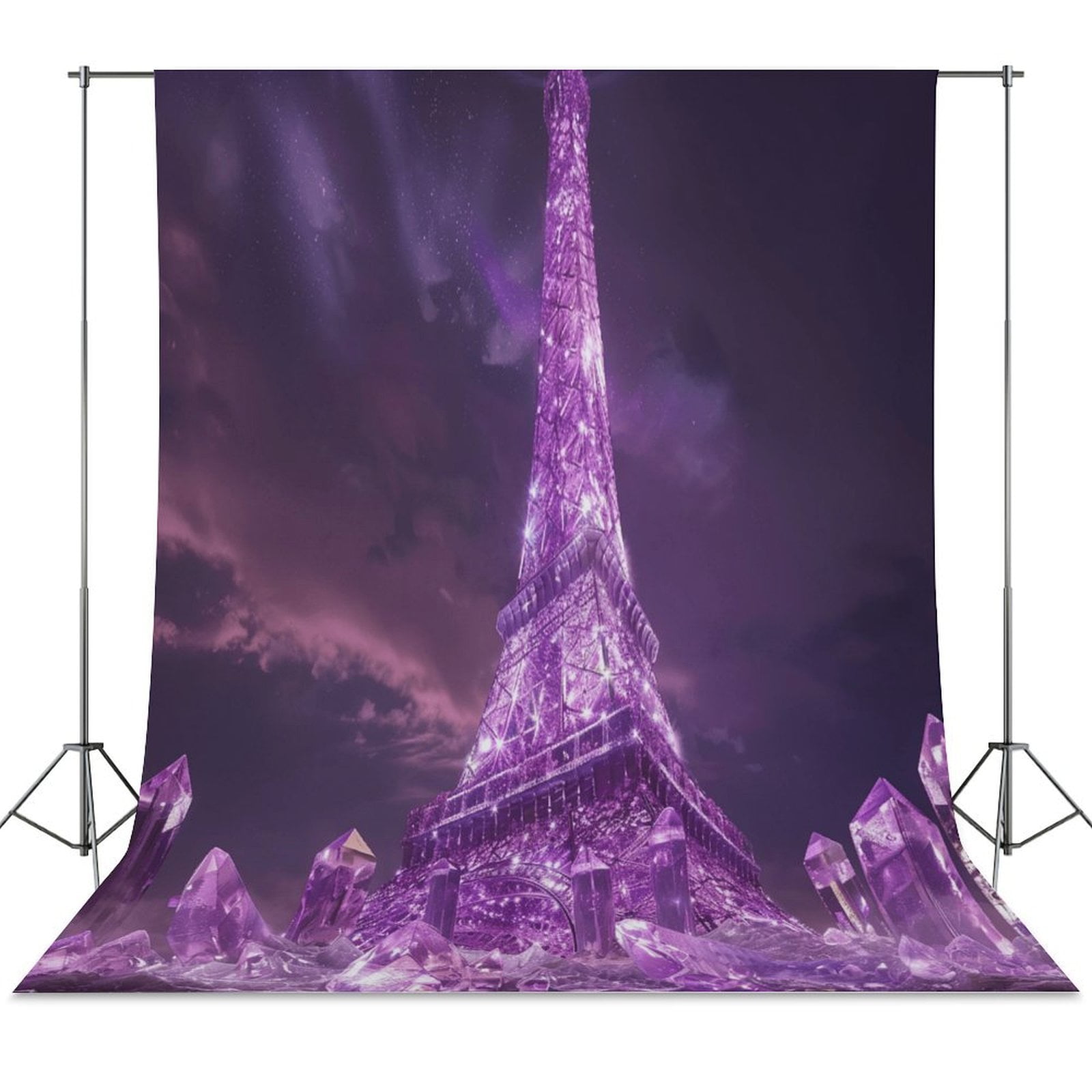 Blossoming Paris Eiffel Tower Backdrops for Photography Kids Adult ...