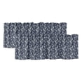 Blossoming Petals and Leaves 2 Panels Kitchen Valance, Abstract Polka ...