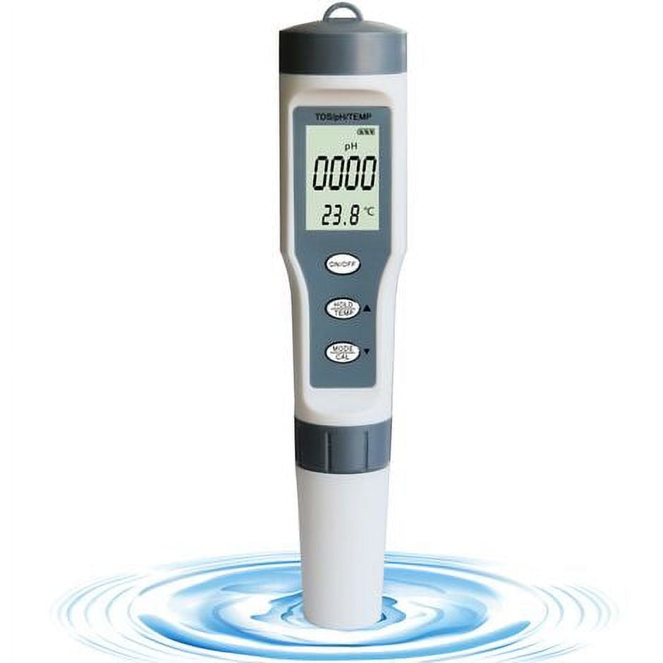 Blossomir Pro Hydroponics Tester, Model PH4P, Digital PH-EC-TDS ...