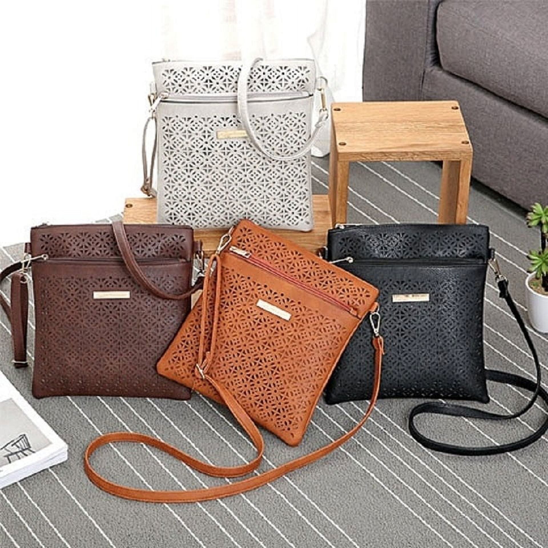 Blossomita Handbag With Cutout Flower Design - Walmart.com