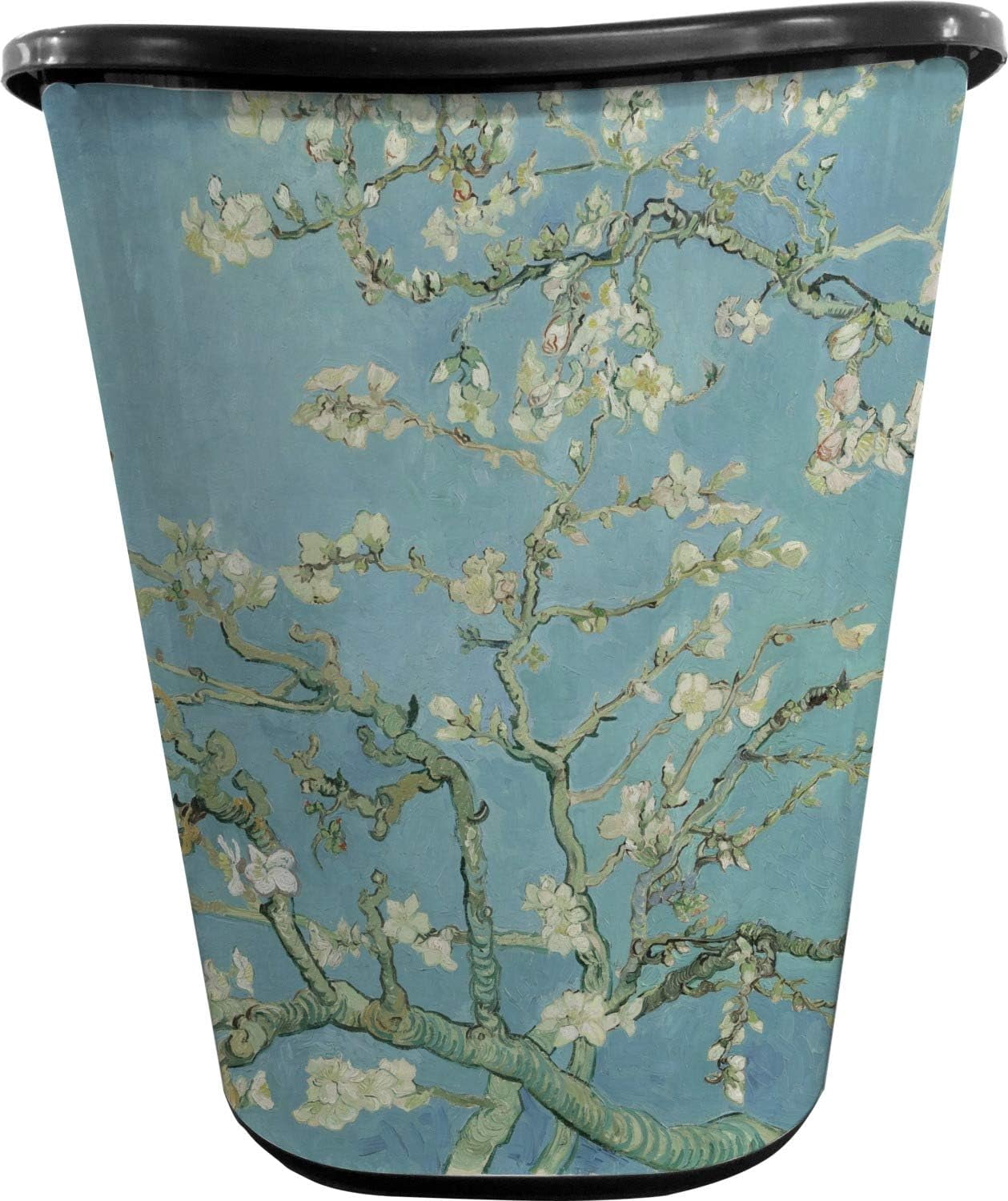 Blossoms (Van Gogh) Waste Basket - Single Sided (Black) - Walmart.com