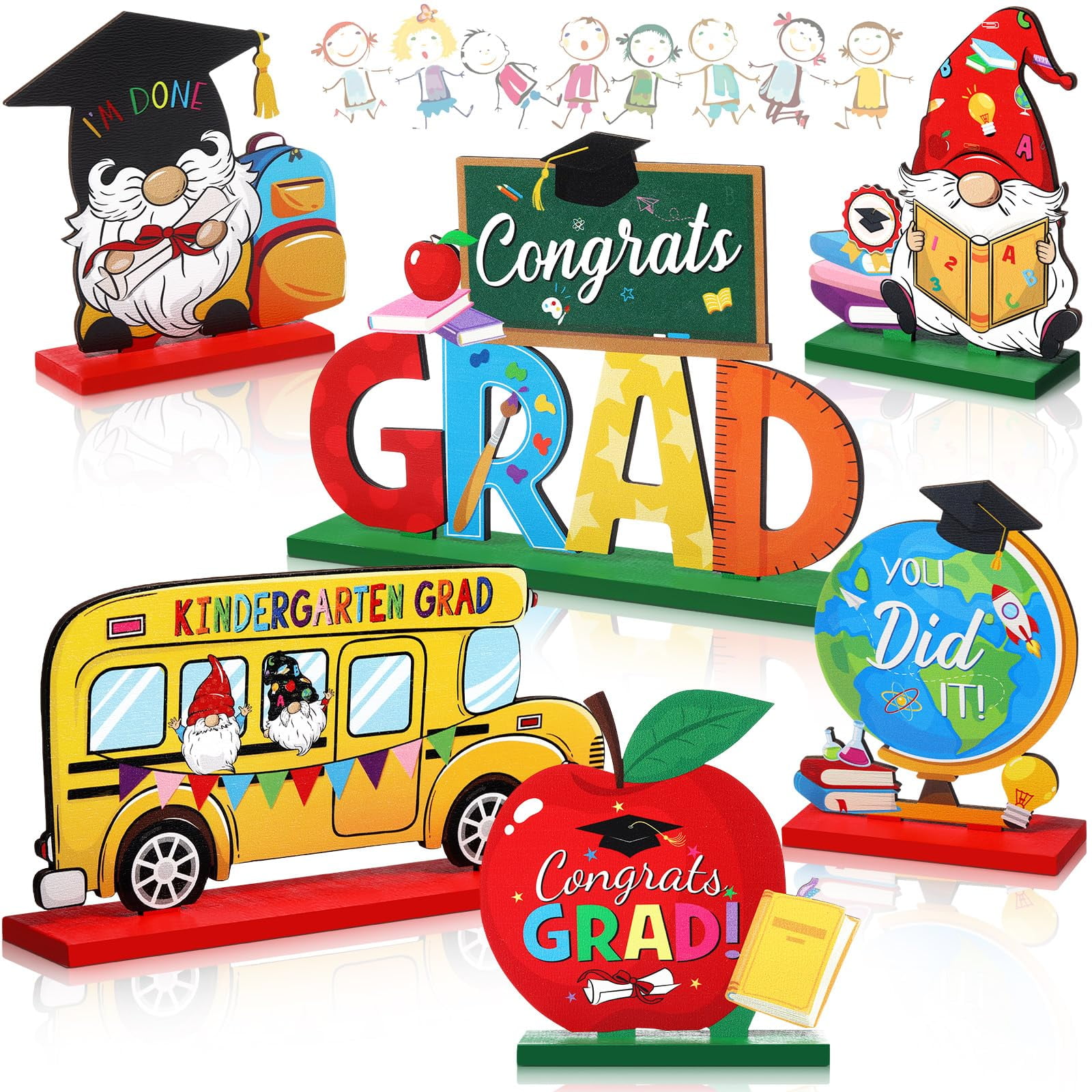 Blosssound 6 PcsUMRT Kindergarten Graduation Preschool Graduation Table ...