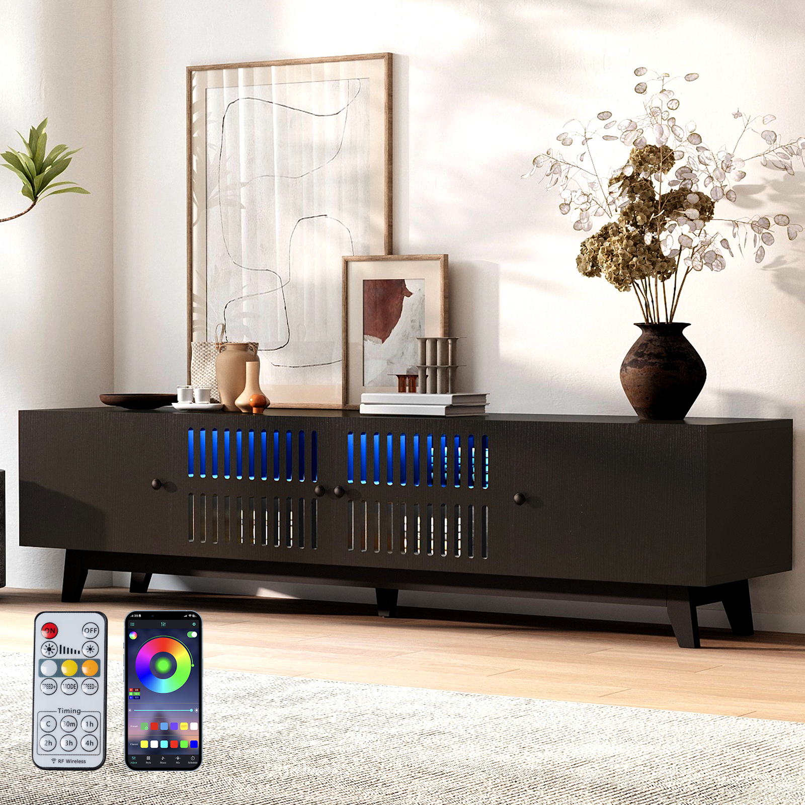 vidaXL TV Stand TV Unit Sideboard Home TV Console Media Unit Cupboard ...