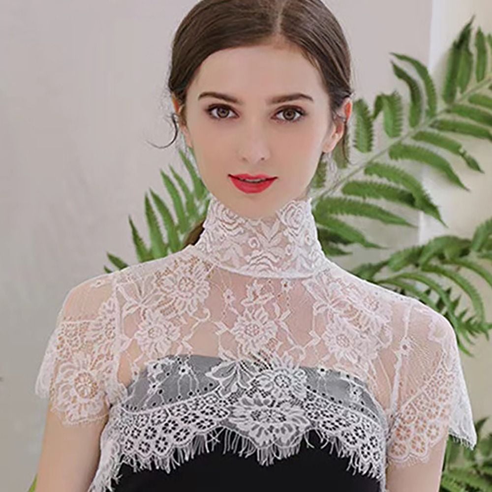 Blouse False Collar Shawl Wrap Clothes Accessories Lapel Top Lace ...