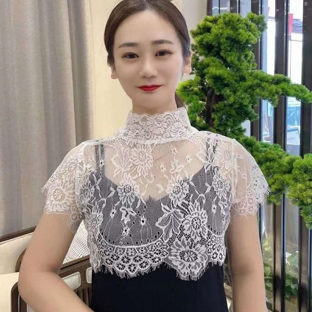 Blouse False Collar Women Lady Scarf Shawl Decoration Lapel Top ...