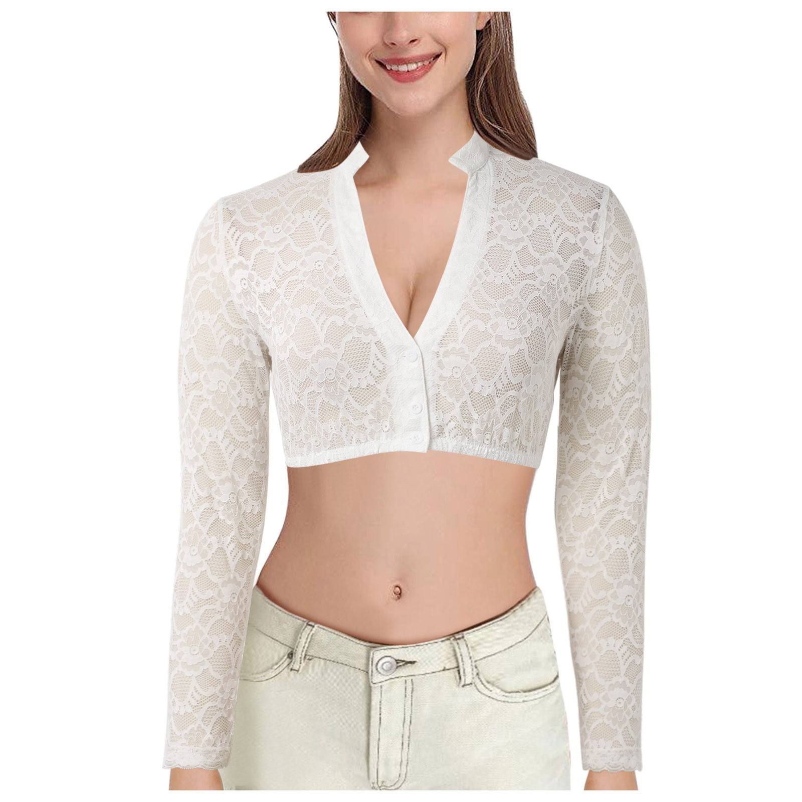 Blouse For Oktoberfest Blouse Black Women's Dirndl Blouse Lace Dirndl Elegant Push up Bra ...