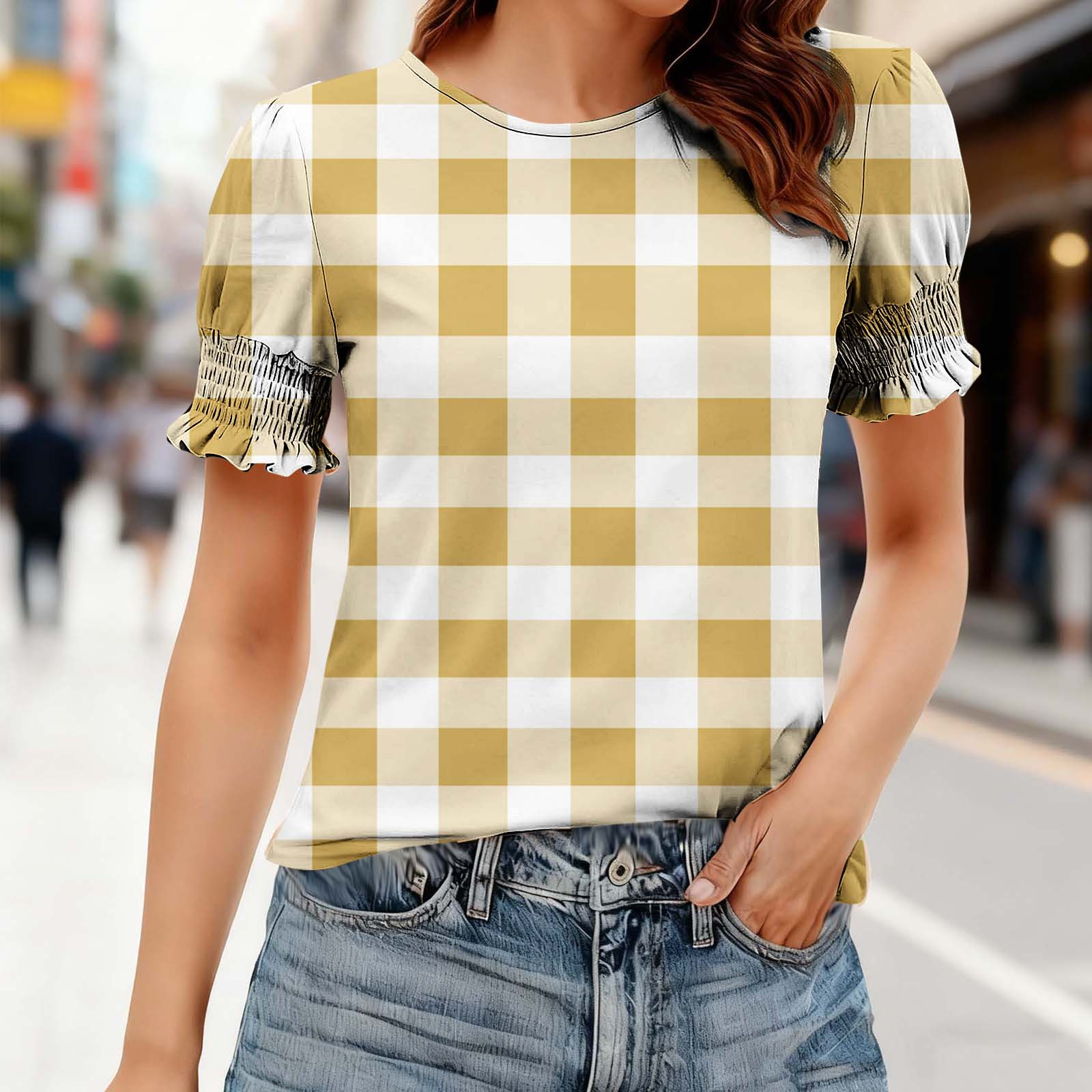 Blouse Women Women's Fashion Spring And Summer Clothing Polka Printed ...