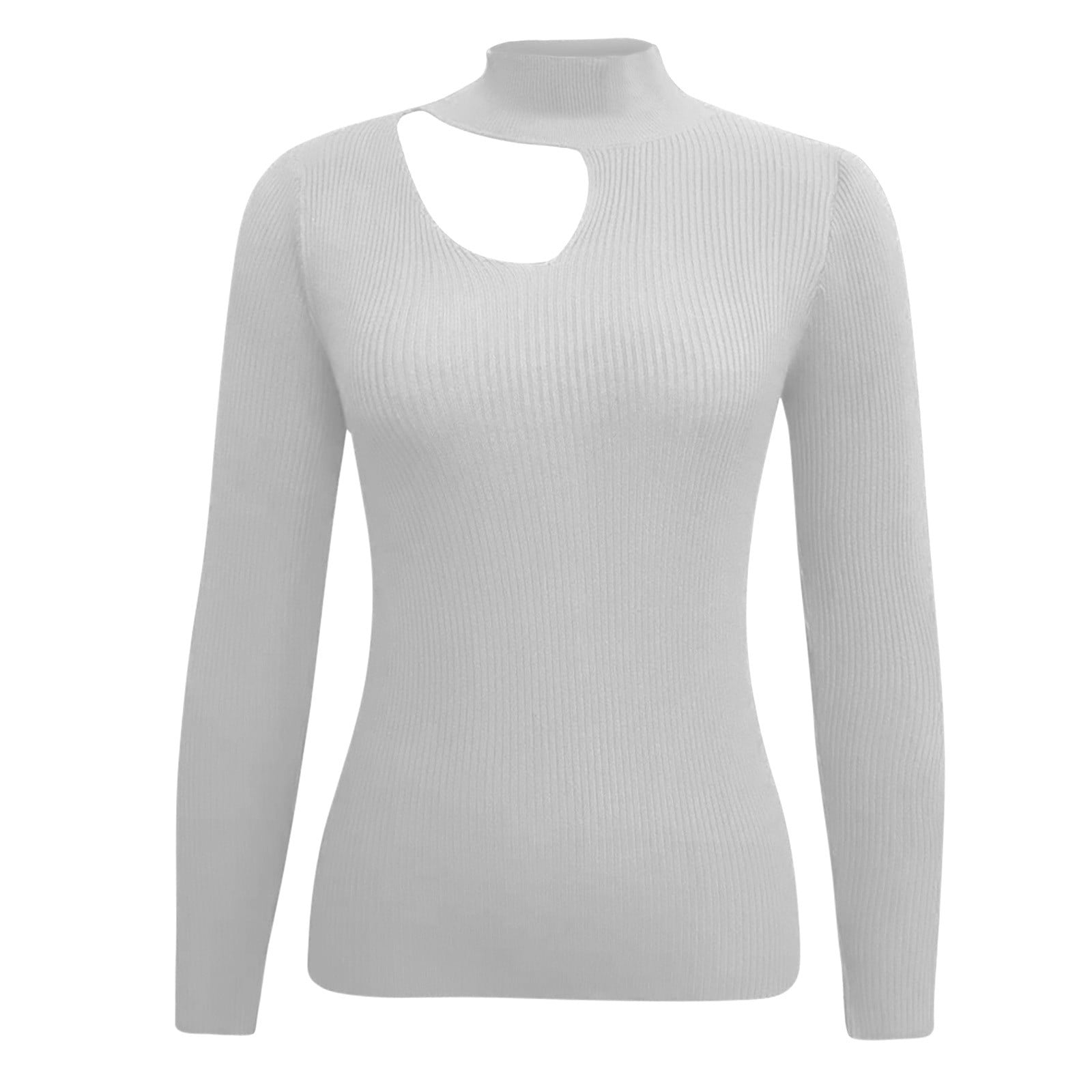 Blouses For Women Dressy Casual Semi High Neck Openwork Knitted Bottoming Shirt Elegant Lace ...