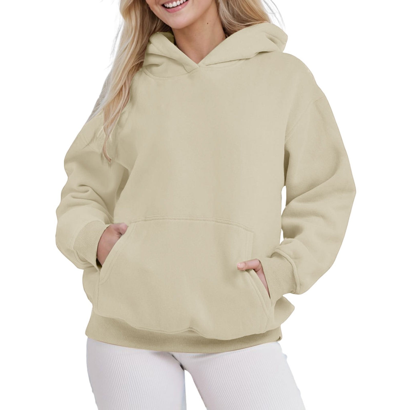 Blouses for Women Dressy Winter Relaxed Fit Hooded Long Sleeve Bell Off ...