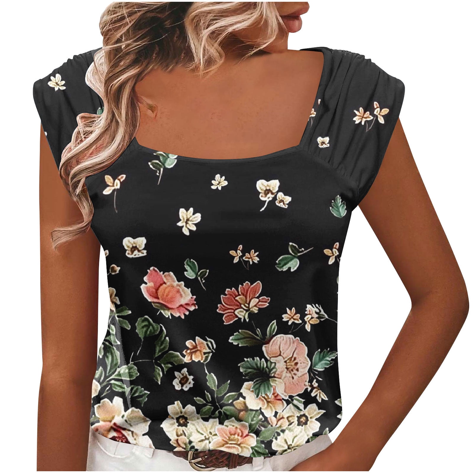 Blouses for Women Dressy Casual Sexy Women Workout Tops Long Summer ...